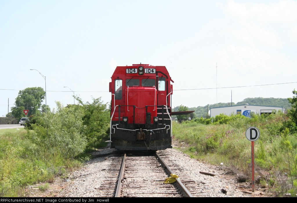 TXR 104 - July 2007 - Parked on Camp Bowie Industrial Spur Track